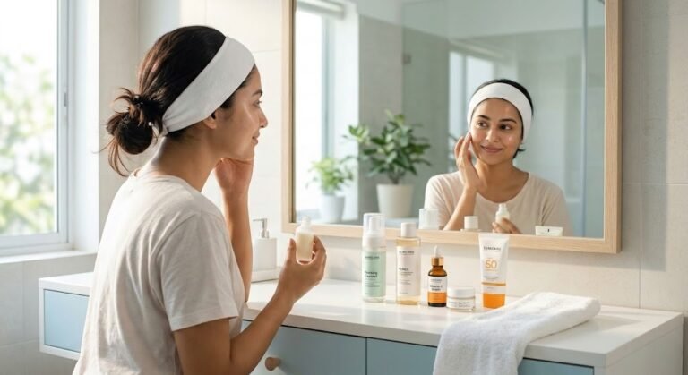 Skin Care Routine: Complete Morning & Night Guide (2026) - The Beauty Bask